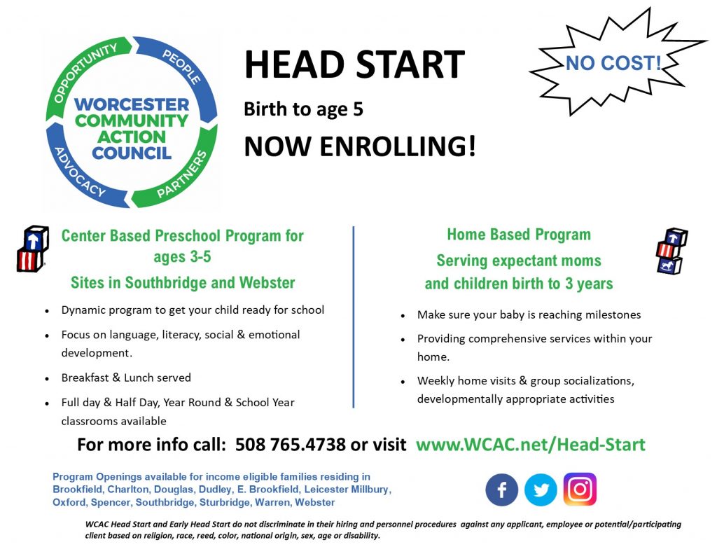 Head Start, Home- and Center- Based Programs - Worcester Community Action Council